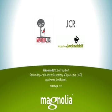 Recorrido por el Content Repository API para Java (JCR), analizando ...