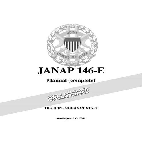 Jcs janap146 | PDF