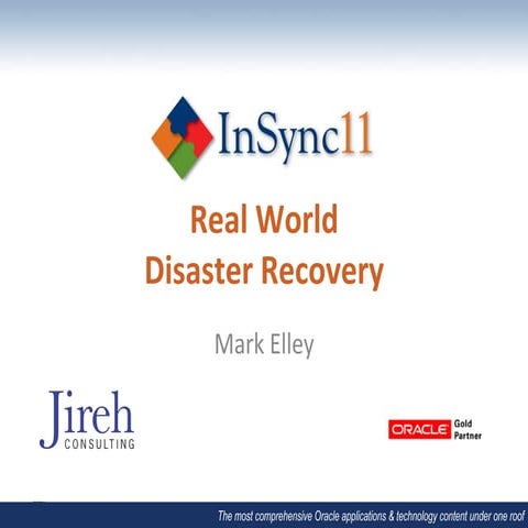 JD Edwards & Peoplesoft 2 _ Mark Elley _ Real word experiences disaster ...