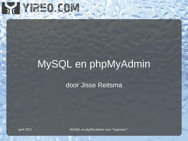 Phpmyadmin And Mysql For Beginners Pdf