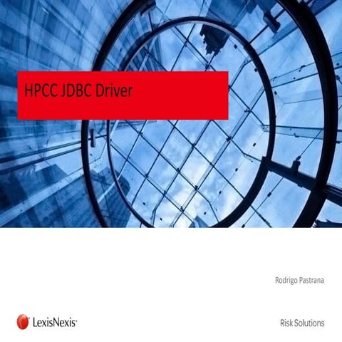 HPCC Systems JDBC Driver | PDF | Databases | Computer Software and Applications