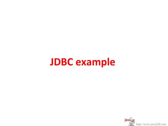 Jdbc Java Database Connectivity Ppt