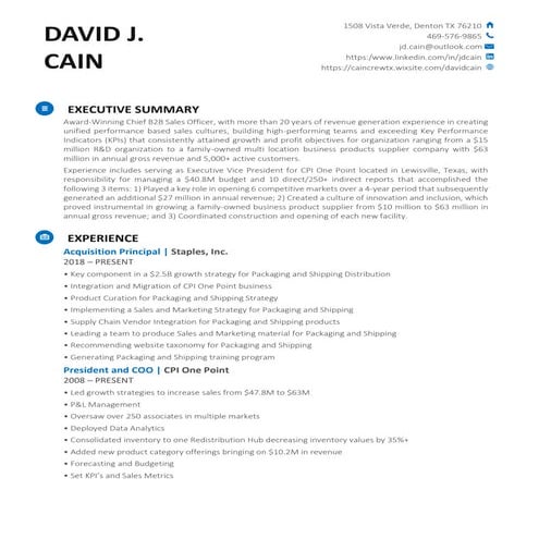 David Cain Resume | PDF