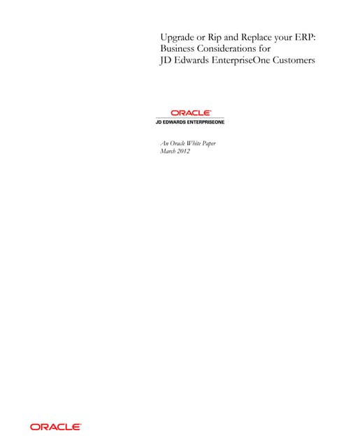Oracle Unified Method (OUM) | PDF
