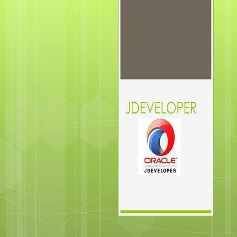 JDeveloper presentacion | PPTX