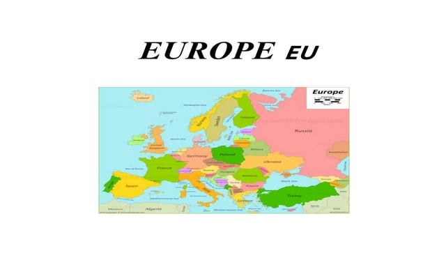 Natural Resource Map Of Europe
