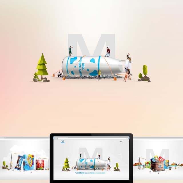Mother Dairy creative website and app design ui/ux | PDF