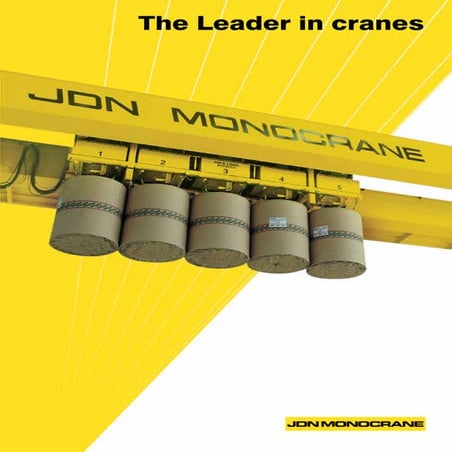 JDN Monocrane - The Leader in Cranes | PDF