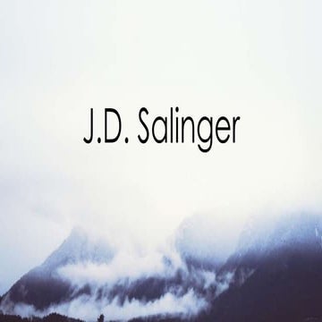 J.D. Salinger | PPTX