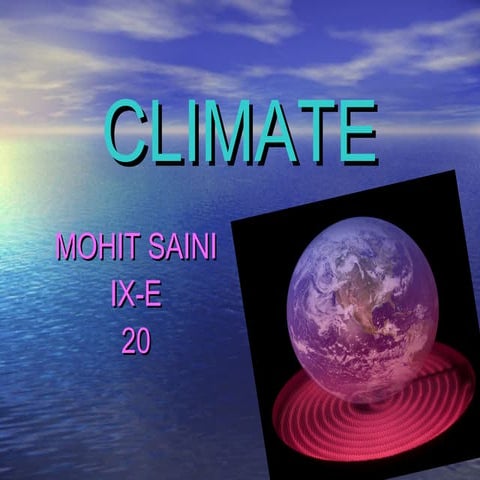 Climate | PPT