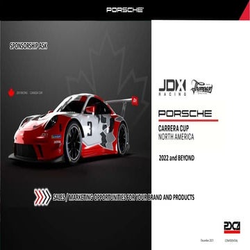 PDCA Motorsports Marketing: JDX Racing & Porche | PPTX