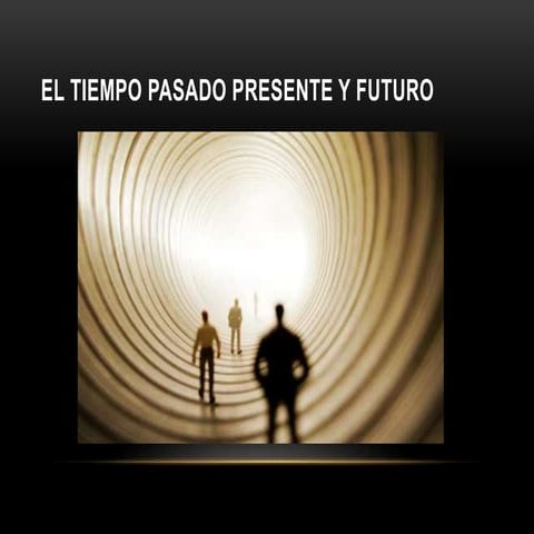 el tiempo pasado presente y futuro | PPTX