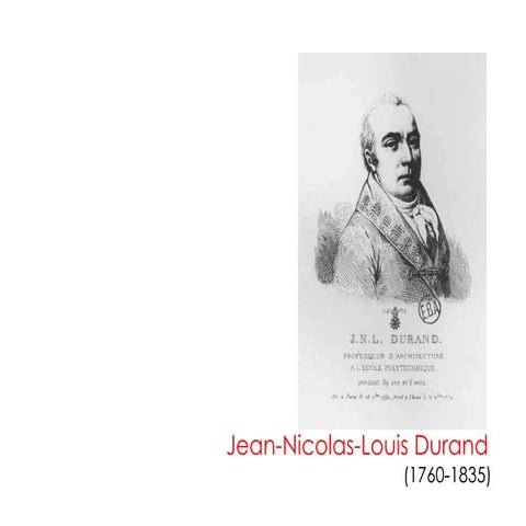 Jean nicolas-louis durand | PPTX