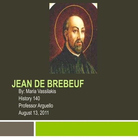 Jean de brebeuf | PPTX