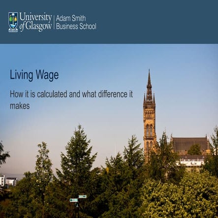 Living Wage: how it is calculated, what difference it makes | PPT