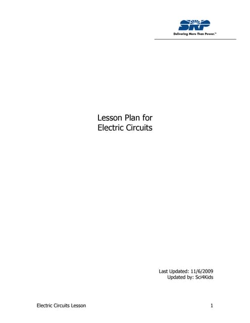 science 8 electricity lesson plan | DOCX