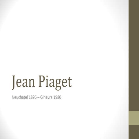 Jean Piaget | PPT