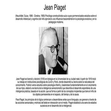 Jean Piaget | PPT