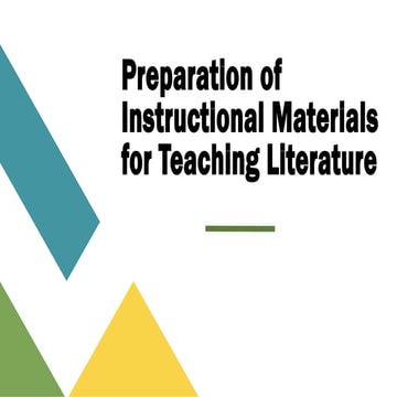 Stages of literature learning in the classroom sir literal | PPTX