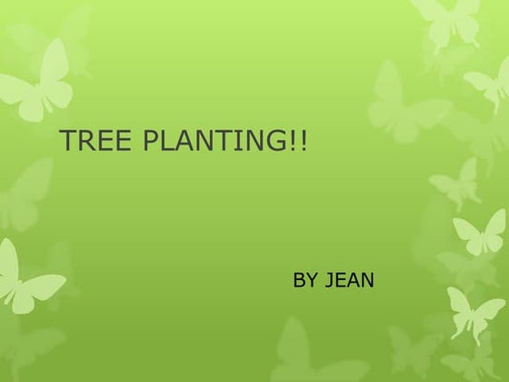 Planting a Tree | PPT