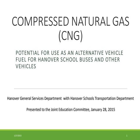 Buses to Natural Gas | PPTX