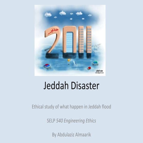 Jeddah disaster | PPTX