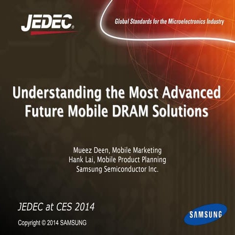 Understanding the Most Advanced Future Mobile DRAM Solutions | PDF