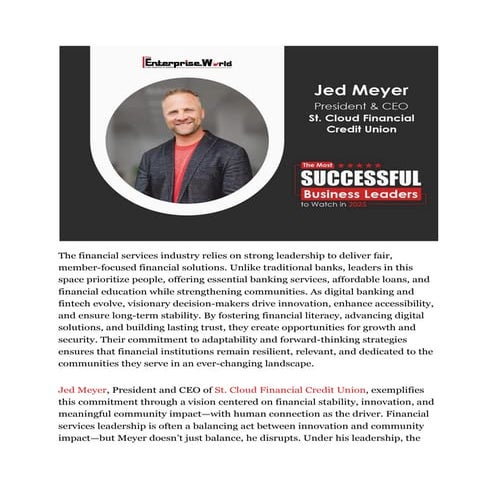 Jed Meyer_ Advancing Financial Stability with Innovation, Trust, and ...