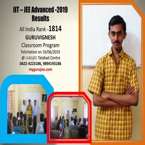 Jee advanced result 2019 - guru | PPT
