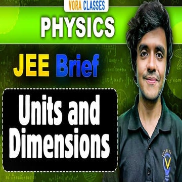 Dimensions of Physical Quantities | Physics | PPTX