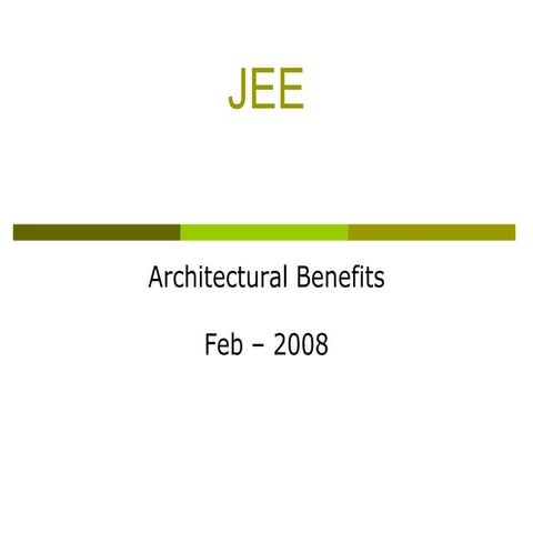 Jee Overview Ppt | PPT