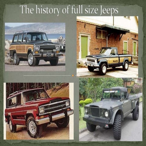 Full Size Jeep History | PPTX