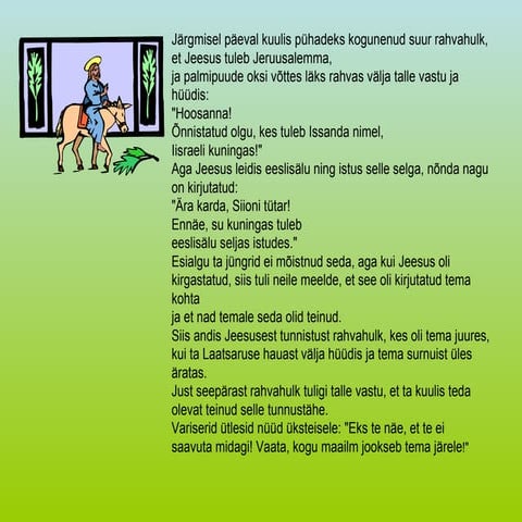 Jeesus on üles tõusnud | PPT