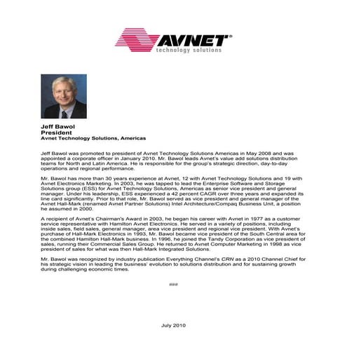 Jeff bawol bio en | DOC