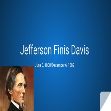 Jefferson davis presentation | PDF