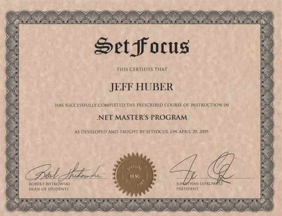 Jeff Huber Recommendation | PDF