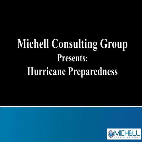 Hurricane Preparedness and Disaster Recovery | PPTX