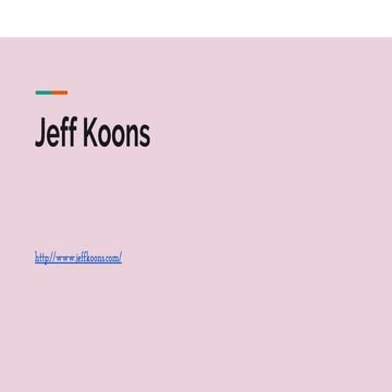 Jeff koons | PDF