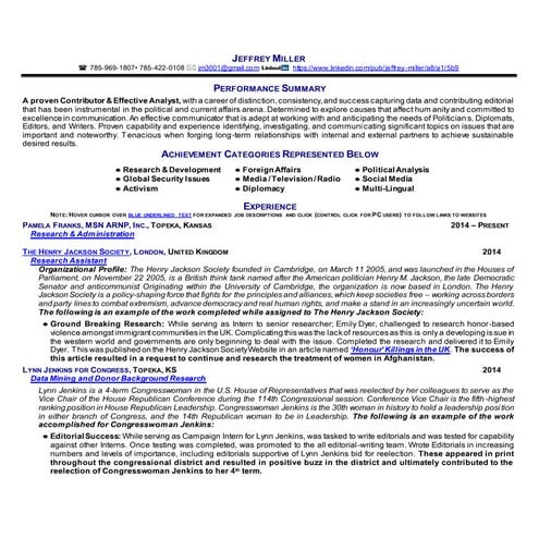 Most current resume/CV | PDF