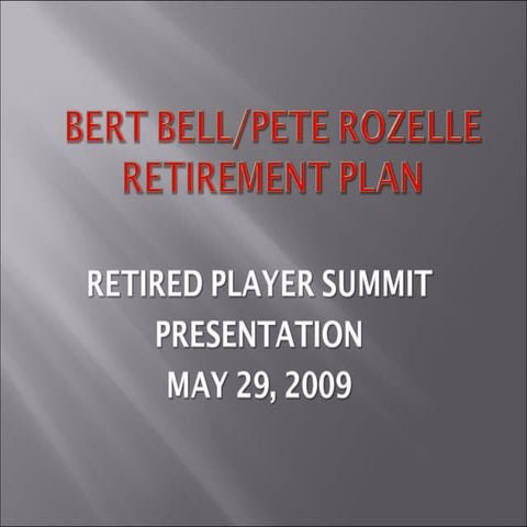 Jeff Nixon on How the Current NFLPA Pension Plan Works | PPT