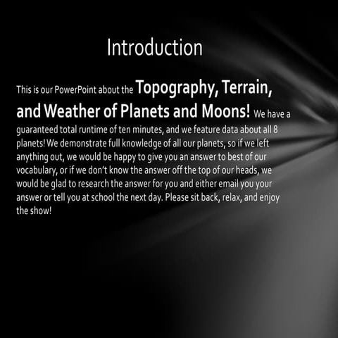 The rocky inner planets, by | PPTX