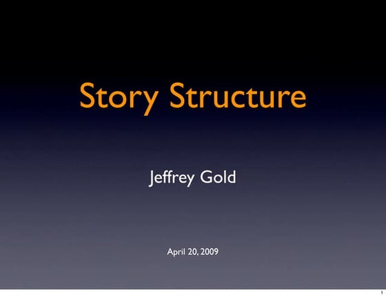 3 act structure simple overview | PPT