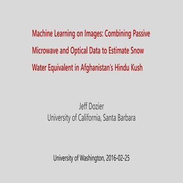 University of Washington, February 2016 | PPT