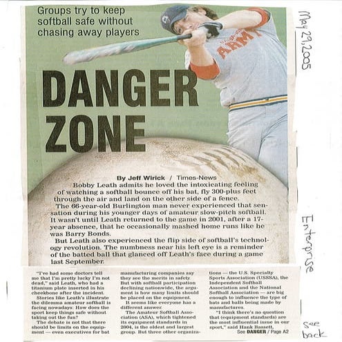 Newspaper article - Danger Zone | PDF