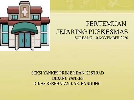 ppt pertemuan jejaring.pptx dalam rangka peningkatan pelaporan | PPTX