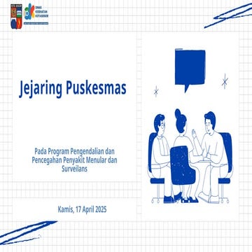 Jejaring Puskesmas Program P3MS tingkat dinas | PPTX