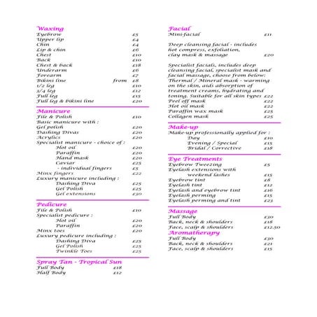 Jem prices | DOCX | Skin Care | Beauty