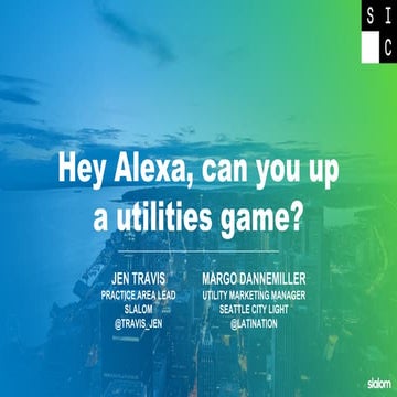Hey Alexa, can you help a Utility Up Its Customer Experience Game ...