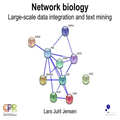 Network biology: Large-scale data integration and text mining | PPT | Genetics | Science