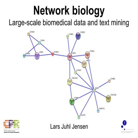 Network biology - Large-scale biomedical data and text mining | PPT